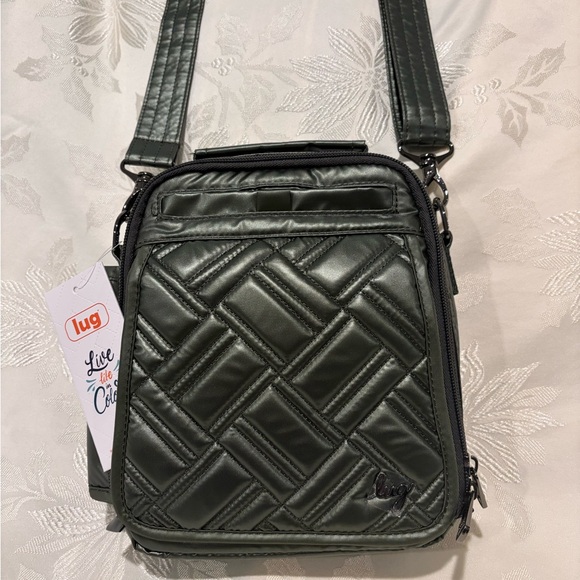 lug | Bags | Lug Quilted Crossbody Bag In Olive Green | Poshmark
